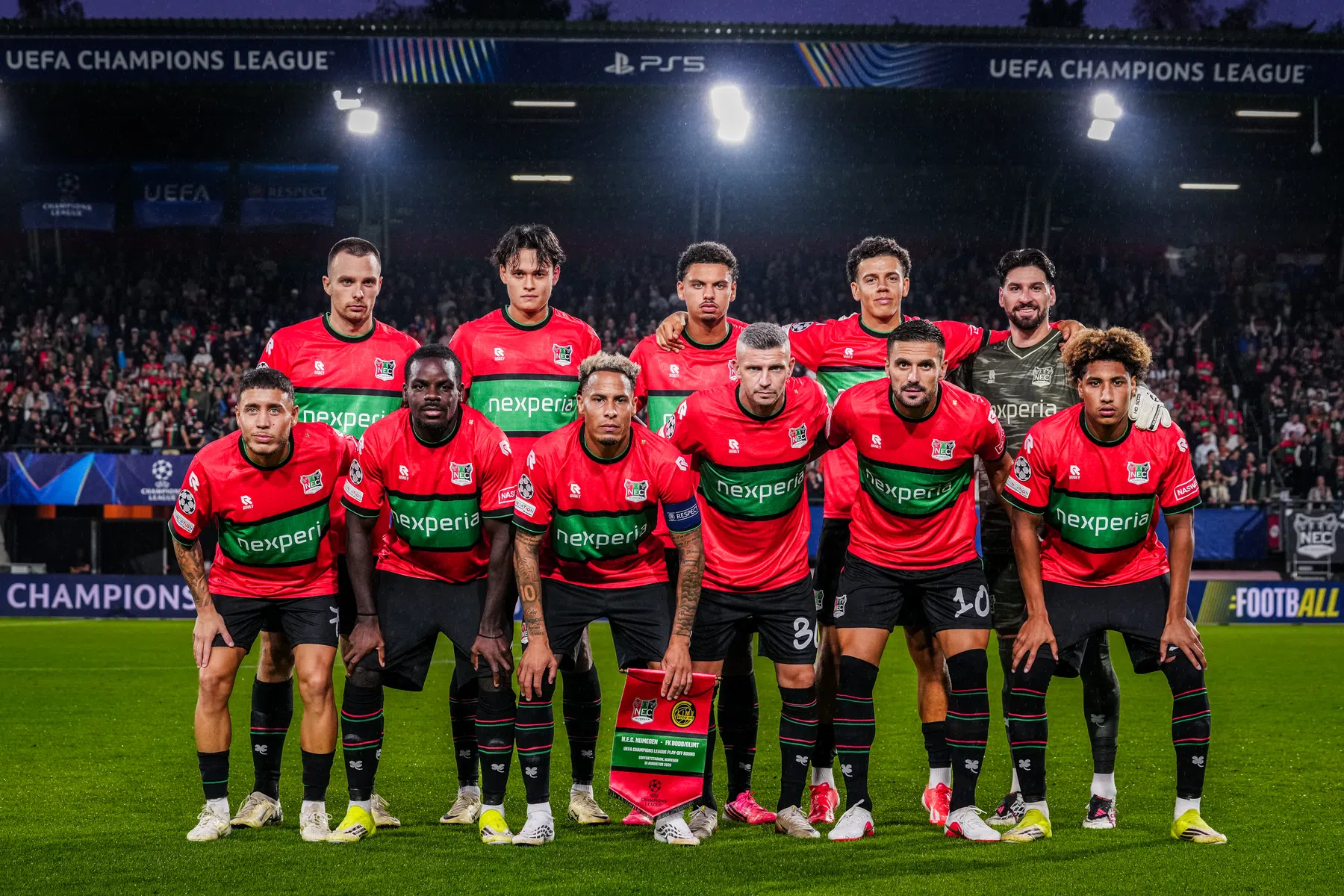 NEC krijgt Champions League-les: 'Magische avond, geen magische uitslag'