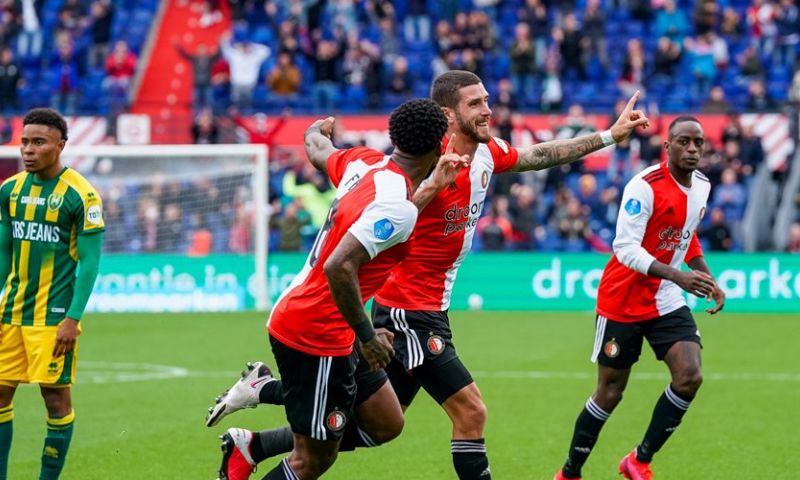 LIVE: Feyenoord wint voetbalgevecht van ADO, omhaal Senesi hoogtepunt (gesloten)