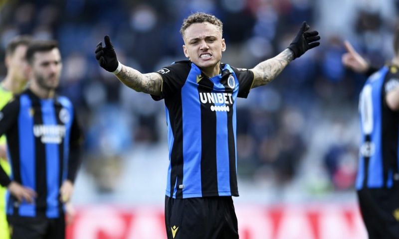 Club Brugge-sterkhouder Lang vereeuwigd in stad Brugge met graffiti muur