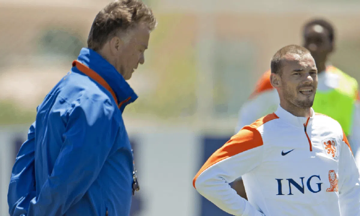 Sneijder herkent Van Gaal-verhaal niet: "Er is niemand bij me geweest"