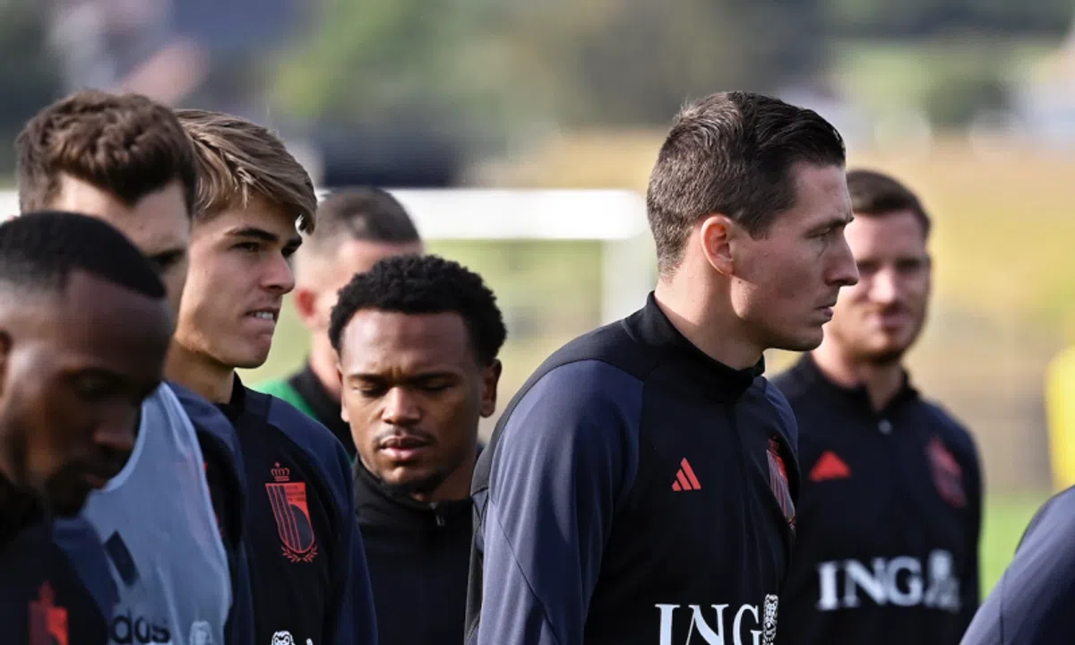 Belgische voetbalbond deelt beelden van de training van de Rode Duivels