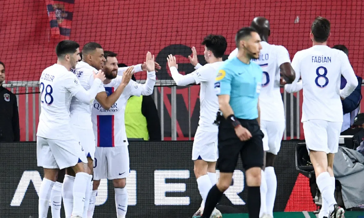 Eindelijk weer winst voor PSG, Real Madrid laat titel definitief lopen Eindelijk weer winst voor PSG, Real Madrid laat titel definitief lopen
