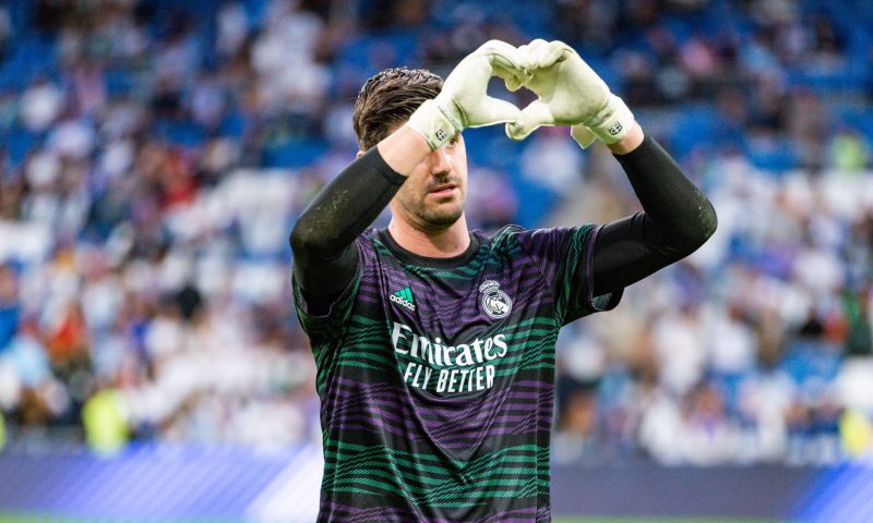 Courtois zegt dat het zuur is er een goal valt na een penaltymoment van ...