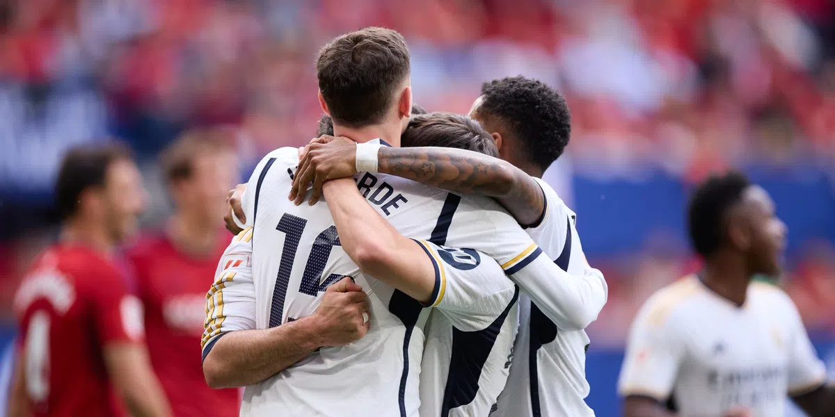 Real Madrid wint mede dankzij dubbelslag Vinícius met ruime cijfers ...