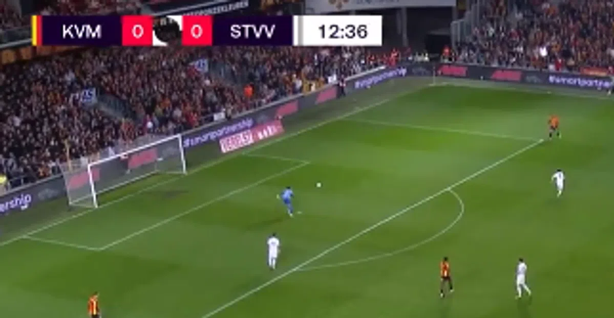 Doelman Coucke was even de weg kwijt tijdens Mechelen – STVV