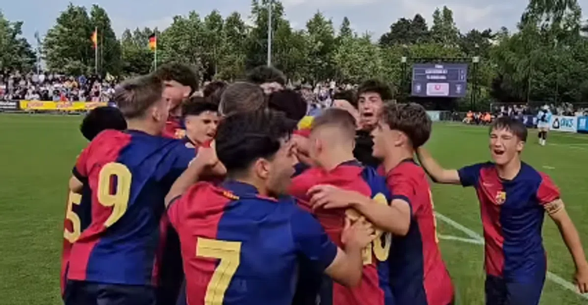 Ontlading bij Barcelona na KDB Cup winst ten koste van Club Brugge U15
