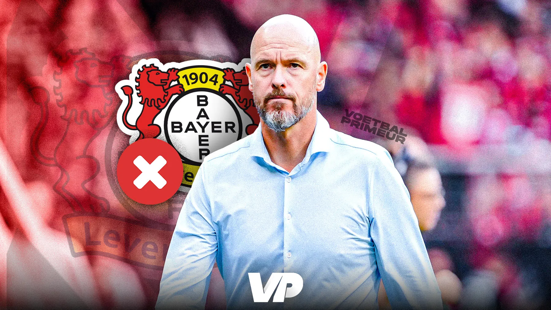 'Bayer Leverkusen heeft na twee duels genoeg gezien: Ten Hag per direct ontslagen'