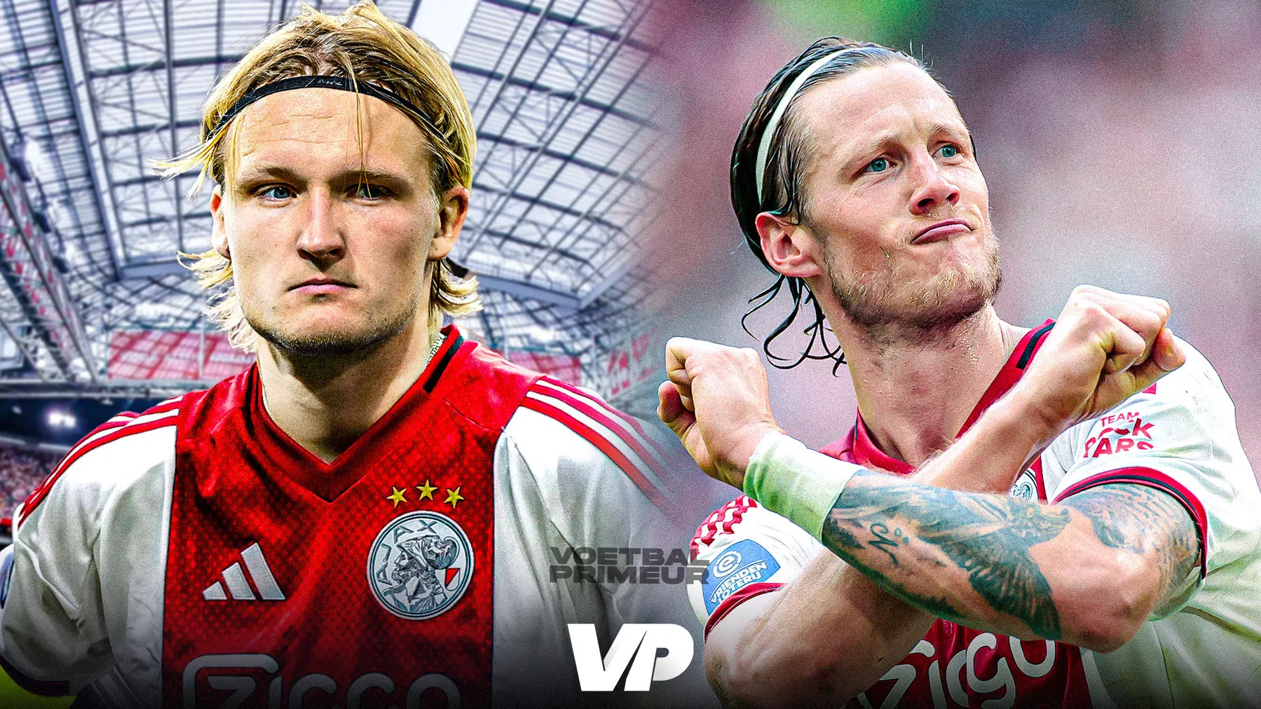 'Spitsenpuzzel voor Heitinga bij Ajax: Dolberg geblesseerd, Weghorst twijfelgeval'