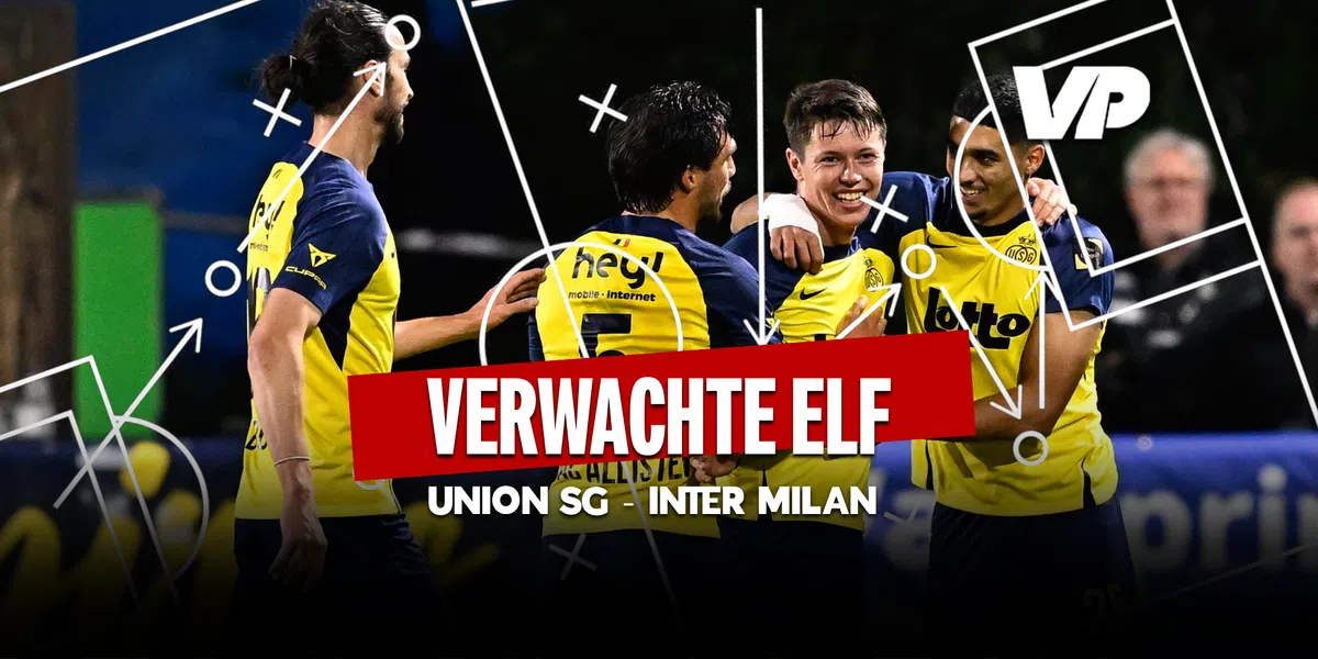 Vermoedelijke opstelling Union tegen Inter Milan