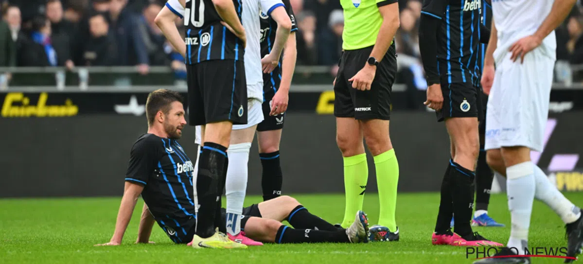 Brandon Mechele valt geblesseerd uit in Club Brugge - KAA Gent