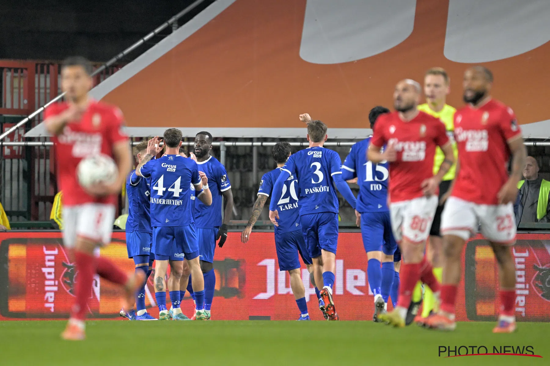 KAA Gent verslaat Standard op Sclessin