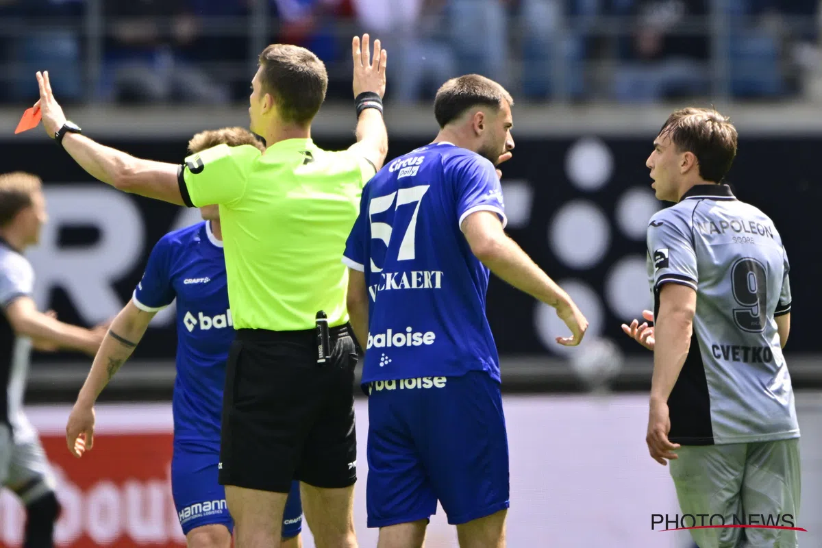 Onbegrip over rode kaart van Cvetkovic bij Anderlecht