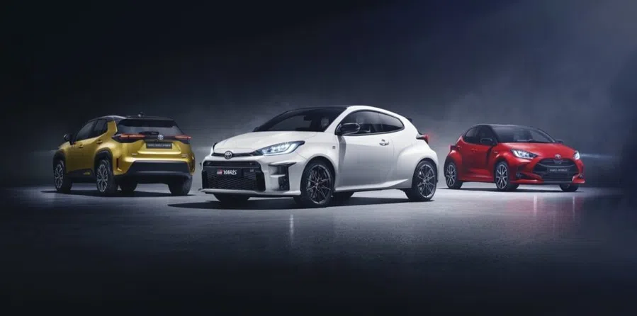 Toyota Yaris spots