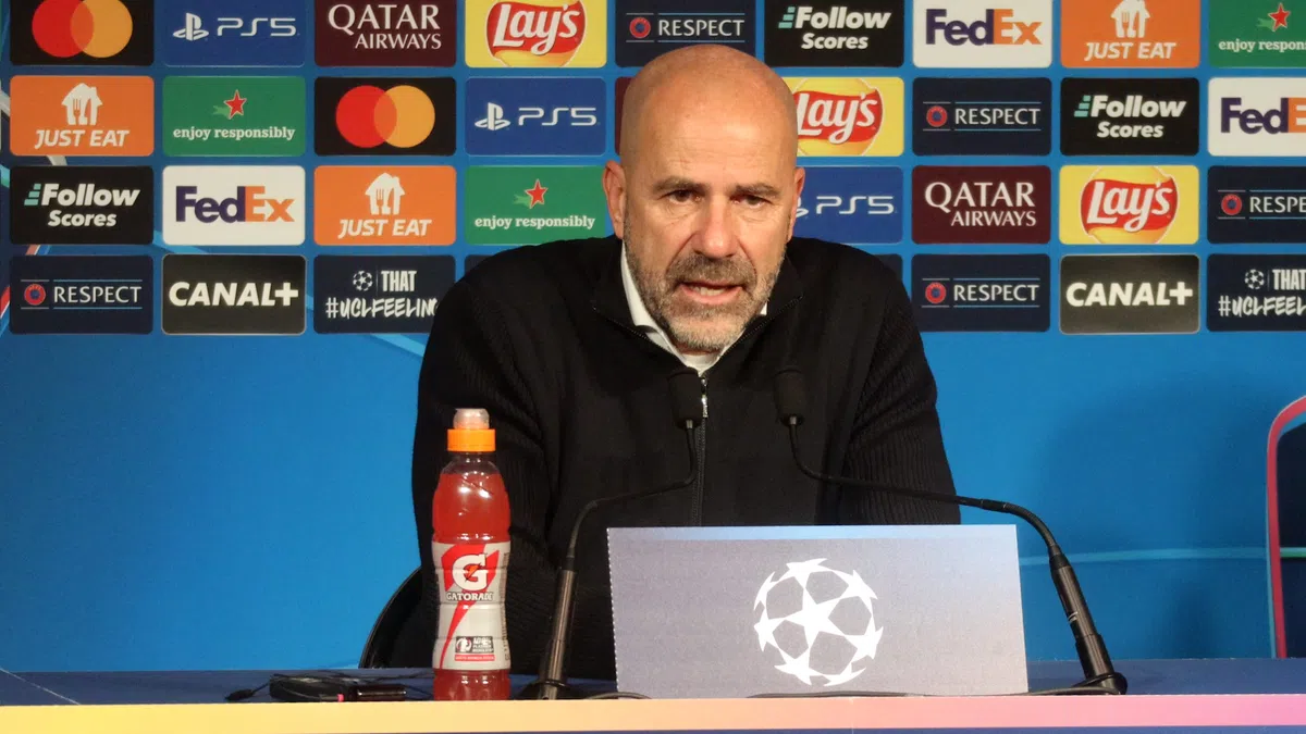 Peter Bosz over Matteo Dams na PSG-PSV in Champions League