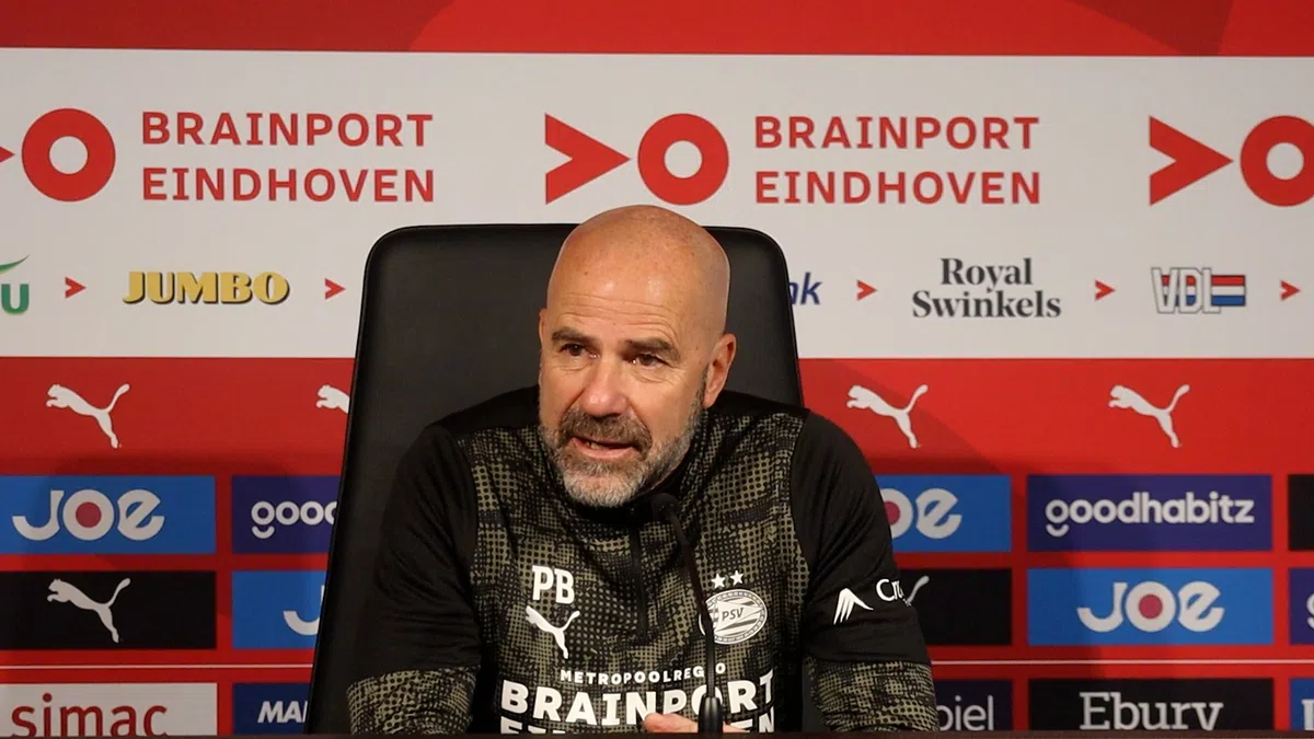 Bosz ziet spitspositie slinken bij PSV door vele blessures